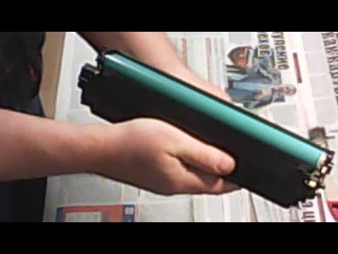 Как очень просто заправить картридж НР 44А (244А) / 150А(W1500A). Самое ...
