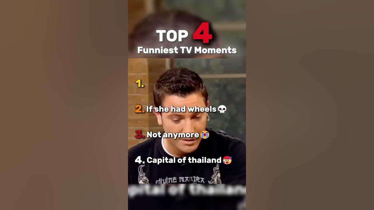 Top4 funniest TV moments ever😂 #ranking - YouTube