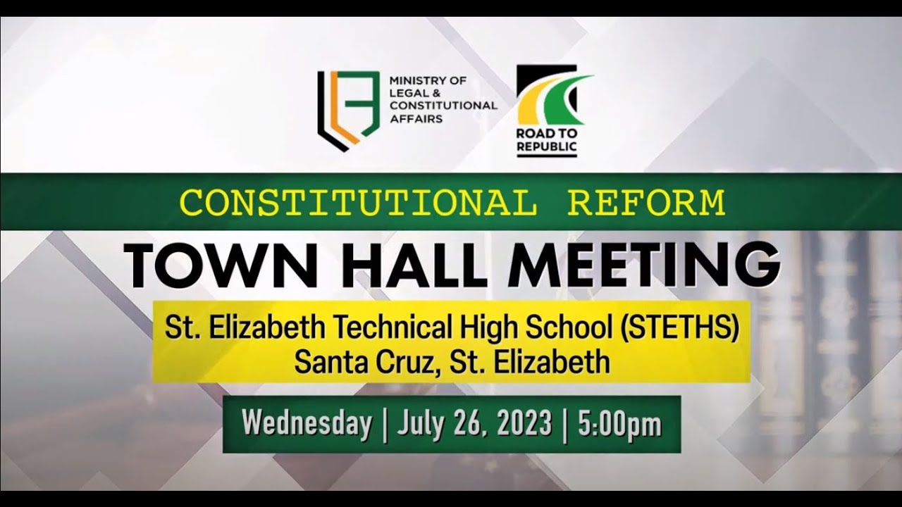 JISTV | Ministry of Legal and Constitutional Affairs Town Hall Meeting ...