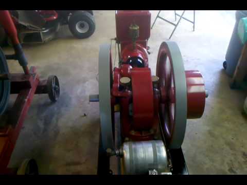 4 hp Waterloo boy and our 2 Fairbanks-morse 3 hp's - YouTube