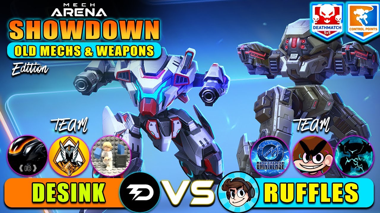 Mech Arena Showdown#4 - CPC | 5v5 | Old Mechs & Weapons Edition ft ...