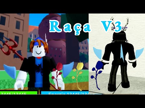 Peguei a RAÇA SHARK V1 V2 e V3 No BLOX FRUITS MOBILE (Passo a Passo ...