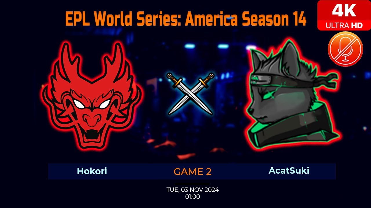 Hokori vs AcatSuki Game 2 Highlights | EPL World Series | [03-Dec-24 ...