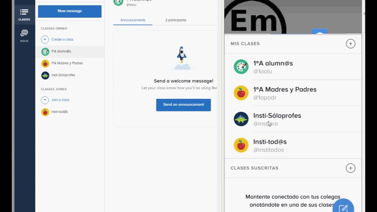Tutorial avanzado sobre el uso de Remind- 1.Uso desde ordenador y móvil - YouTube