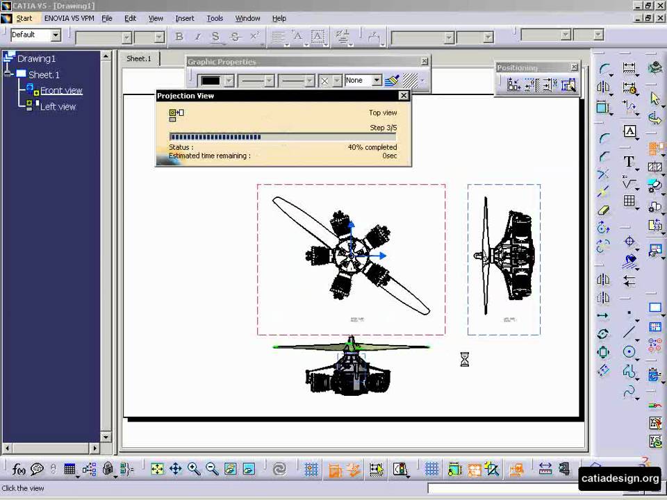 CATIA v5 Drafting Modify Links - YouTube