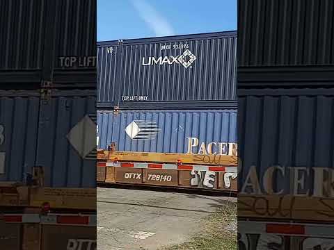 CSXT NB Intermodal with #348 CW44AC YN2 & #156 CW44AC 2-18-25 0958 at Fitzgerald GA 🚂 - YouTube