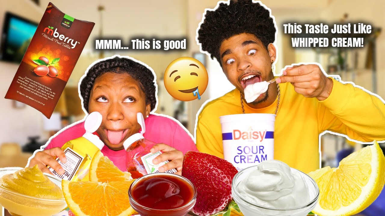 Taking a Pill To Make Everything Taste SWEET! | Miracle Berry Challenge ...