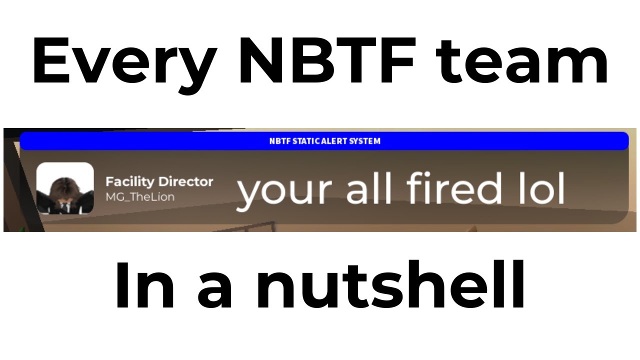 Every NBTF team in a nutshell - YouTube