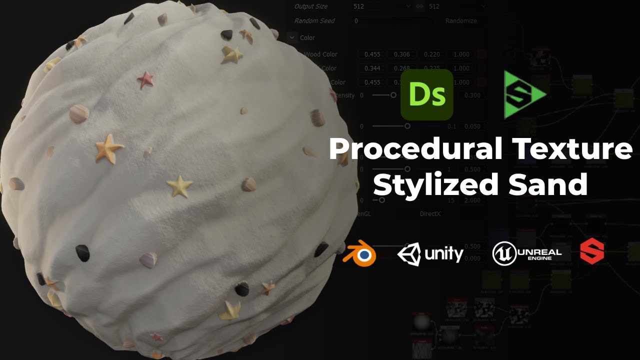Stylized Sand - Procedural Texture Material in Substance Designer - YouTube