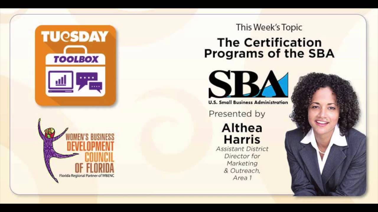 TuesdayToolbox - Althea Harris explains programs available throught the ...