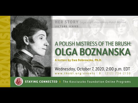 Polish Mistress of the Brush: Olga Boznanska - A webinar with Ewa Bobrowska, Ph D