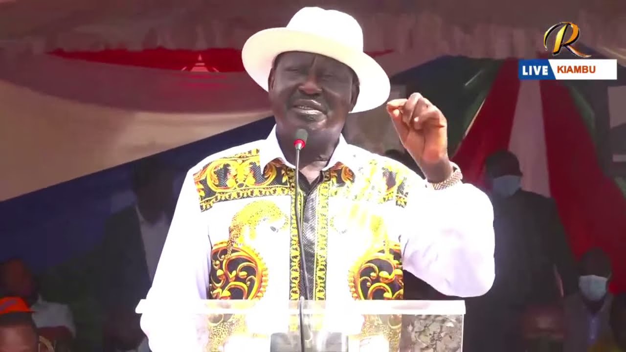 'HATUTAKI VIJANA WABEBE WHEELBARROW!' RAILA'S SPEECH AT KIGUMO HOSPITAL ...