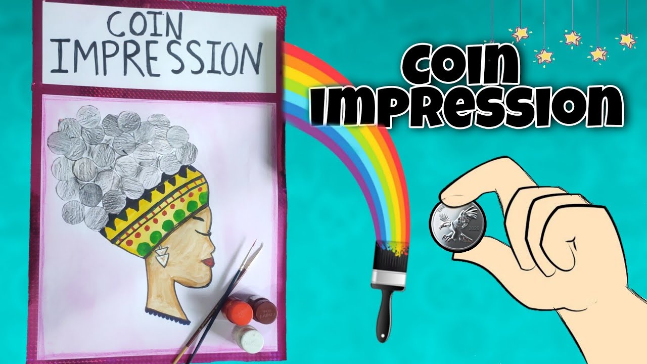 💜 Coin Impression|Painting |K-Bisht Craft 07 |Must Watch 👌 - YouTube