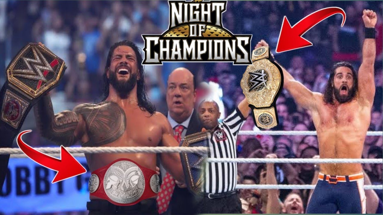 Night of champions 2023 , winner results highlight | roman reigns | # ...