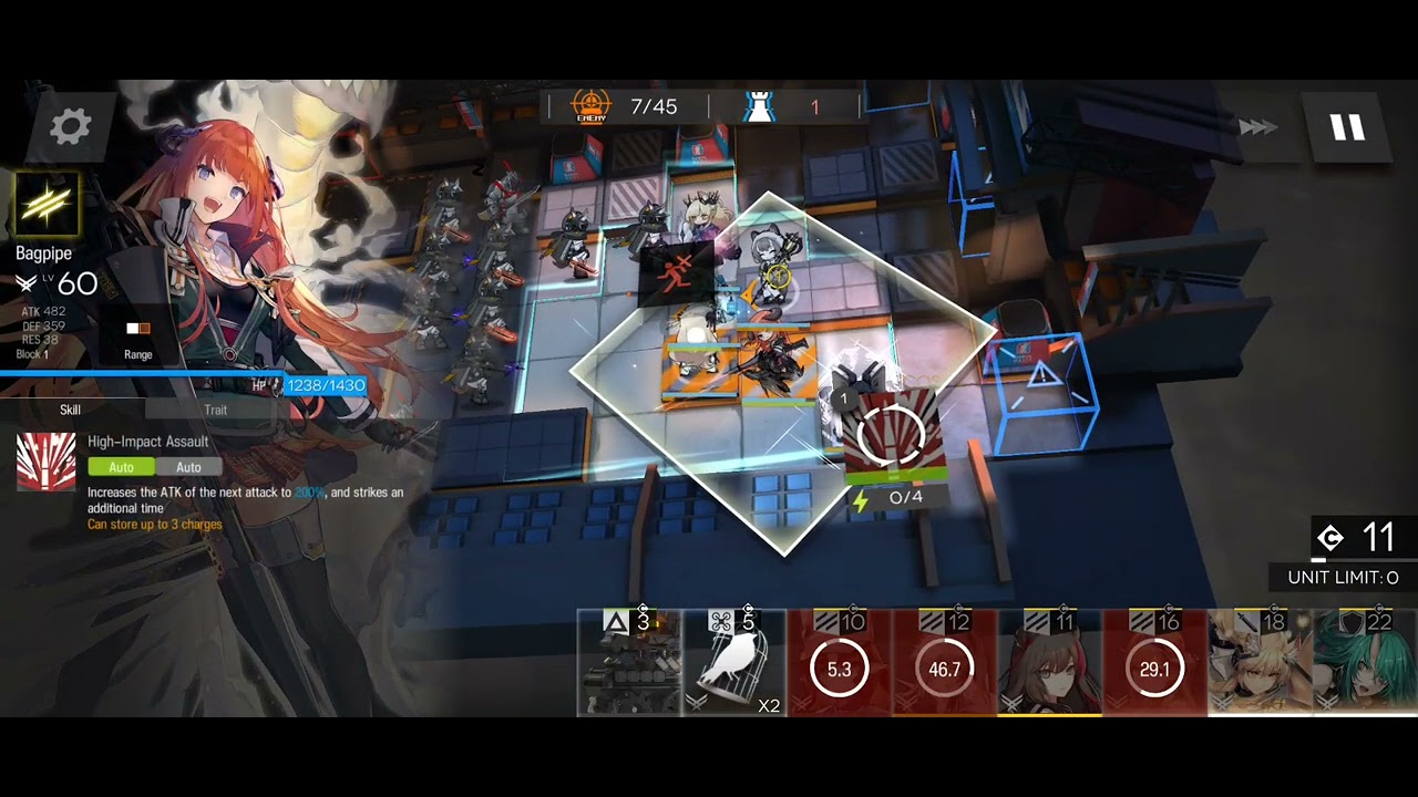 [Arknights] CC#8 Grand Knight Territory Bar District Risk 18 (ft ...