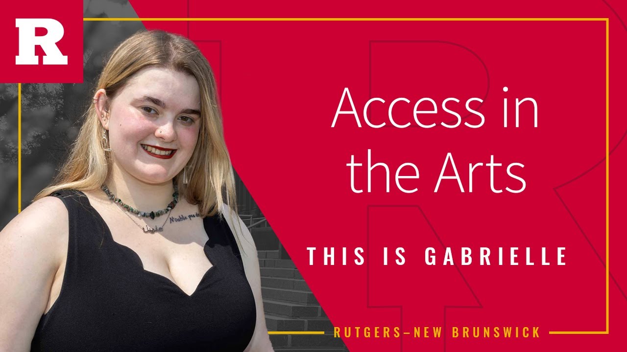 Access in the Arts: This is Gabrielle - YouTube