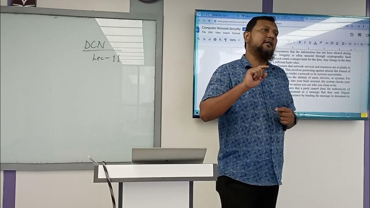 Computer Network | Lecture-`11| CSE | Monzurul Islam | University of Scholars - YouTube