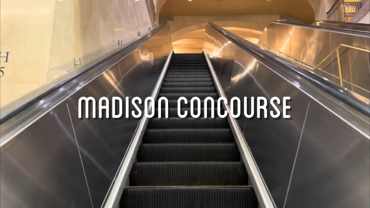 Schindler 9700AE Escalators at Grand Central Madison Station New York ...