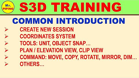 S3D/SP3D Training course - YouTube