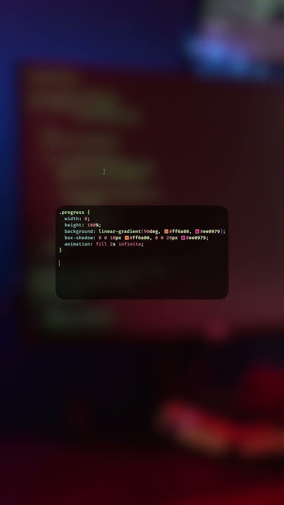 Популярная анимация прогресс бар на Html и Css Frontend Javascript