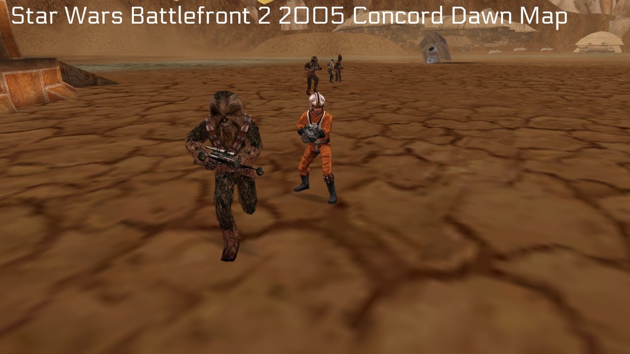 Star Wars Battlefront 2 2005 Concord Dawn Map - YouTube