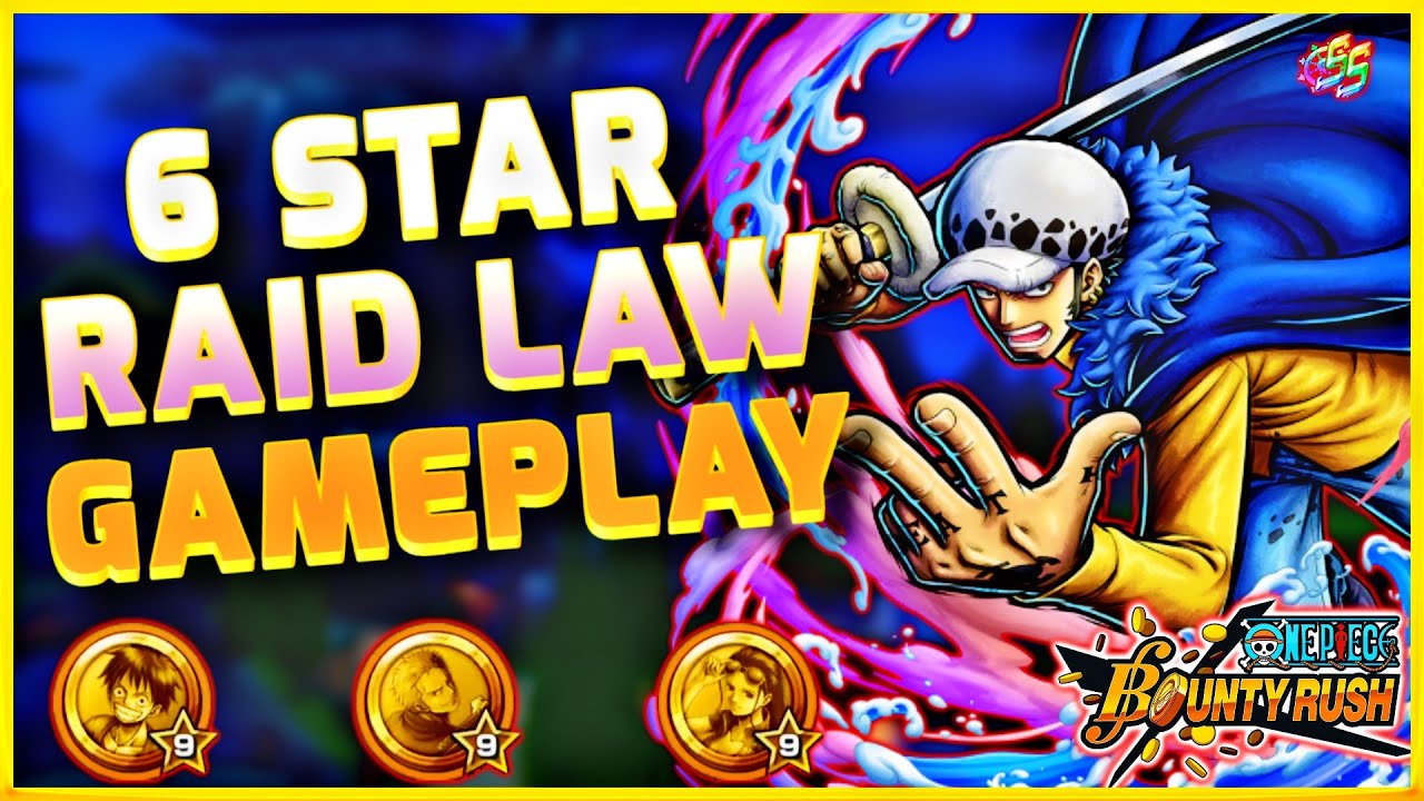 [ LVL100 ] 6★ RAID LAW GAMEPLAY ONE PIECE BOUNTY RUSH #opbr #bountyrush ...