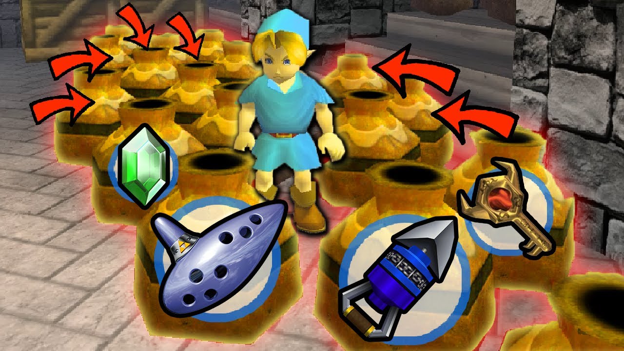 I Randomized ALL the Pots and Crates in Ocarina of Time.. | OoT ...