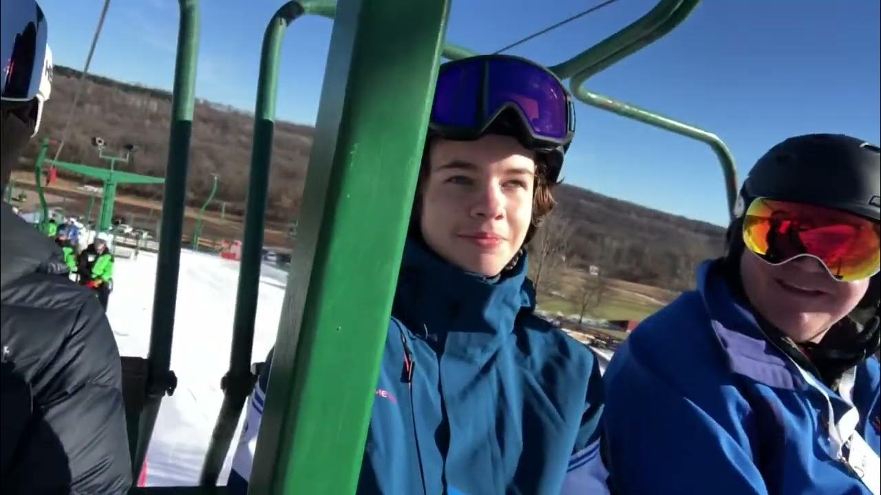 Chairlift Chat with Lila, Everett & Mark - miles and smiles!! - YouTube