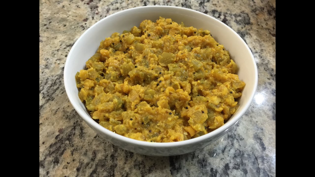 Pudalangai Koottu / Snake Gourd Koottu - Indian Samayal - YouTube