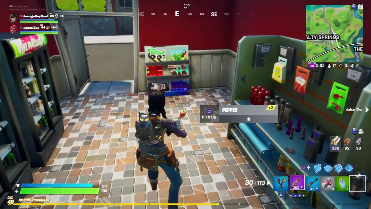 Fortnite gameplay a radom kid and his rude little - YouTube