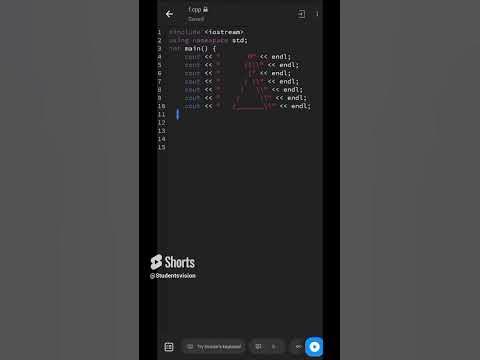 print coders crush using cpp #coders #collegelife #shorts #viral @codingkabadshahofficial - YouTube