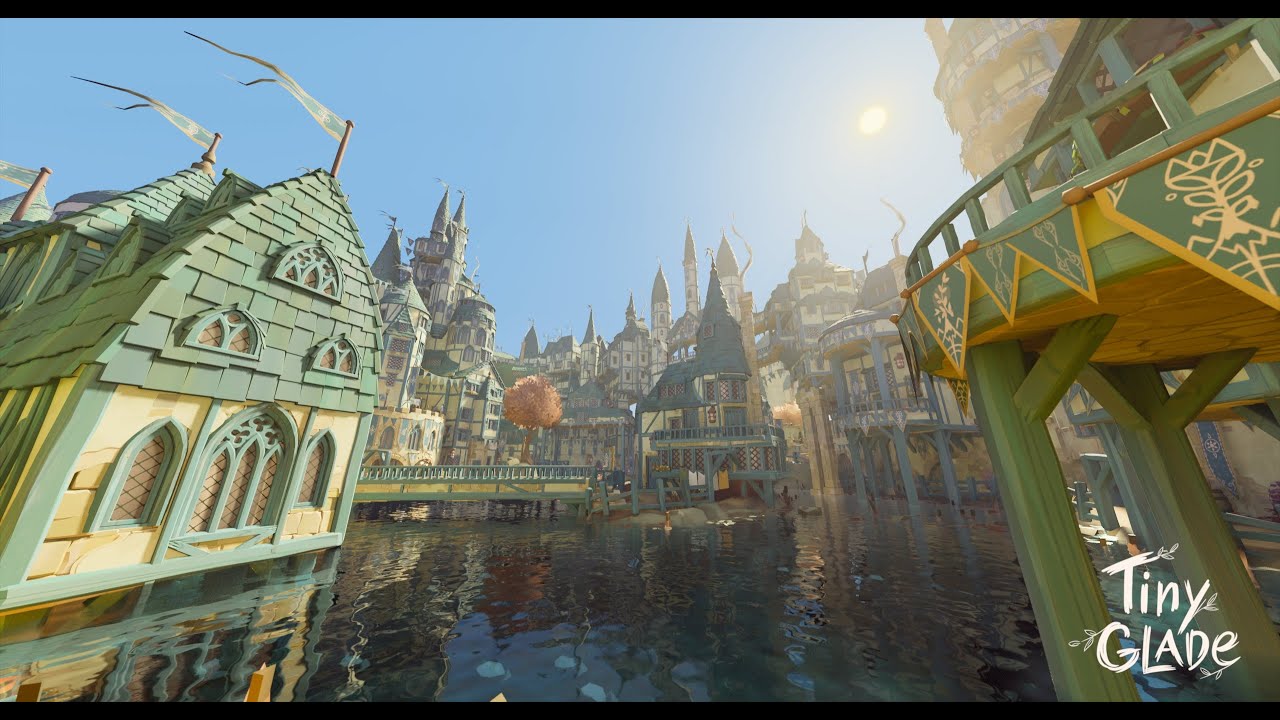 Tiny Glade Fantasy Castle - YouTube