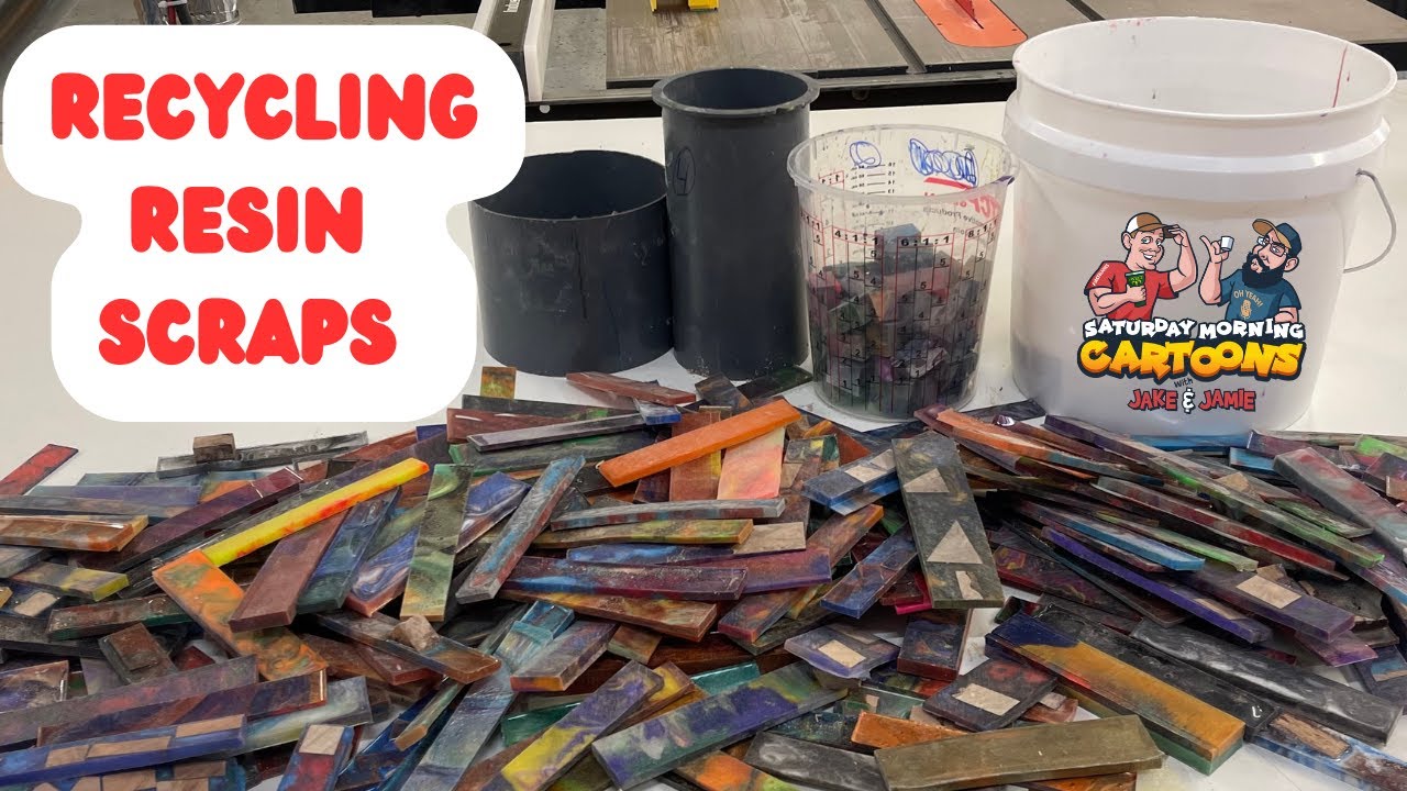 How to Recycle Resin Scarps - LIVE Resin Casting - YouTube