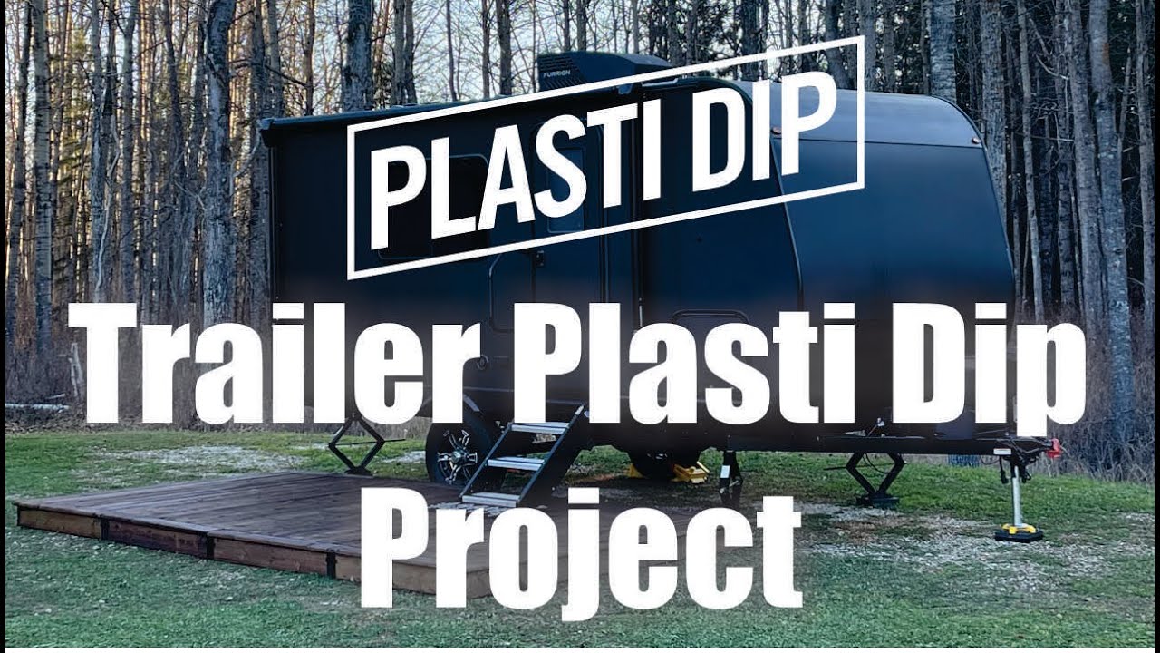 Trailer Plasti Dip Project (2023 Grand Design Imagine AiM 15RB) - YouTube
