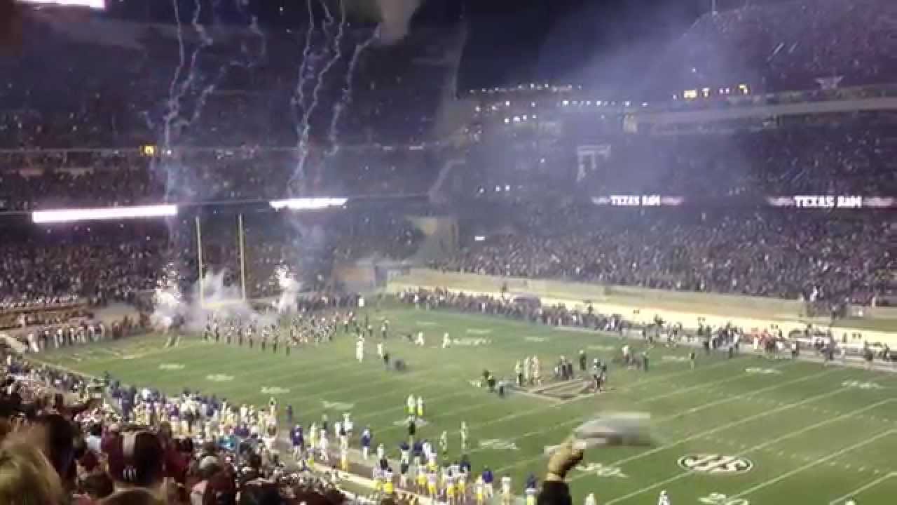 Texas A&M vs. LSU 2014 - Intro and Fireworks - YouTube