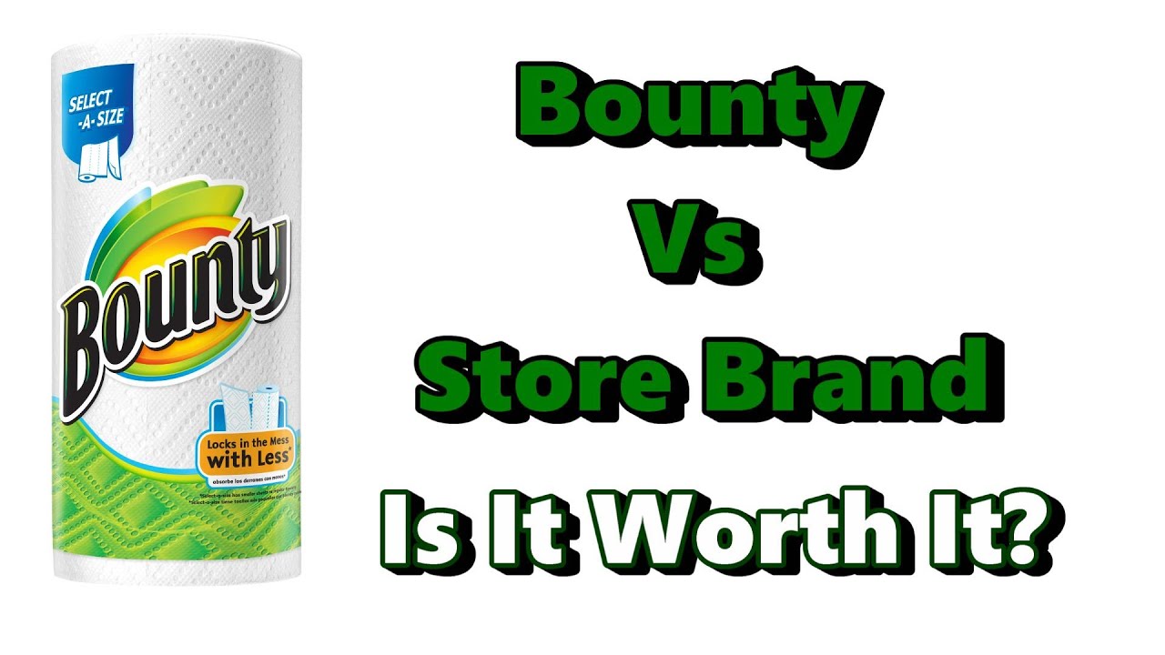 Bounty vs Store Brand Is it Worth It? - YouTube