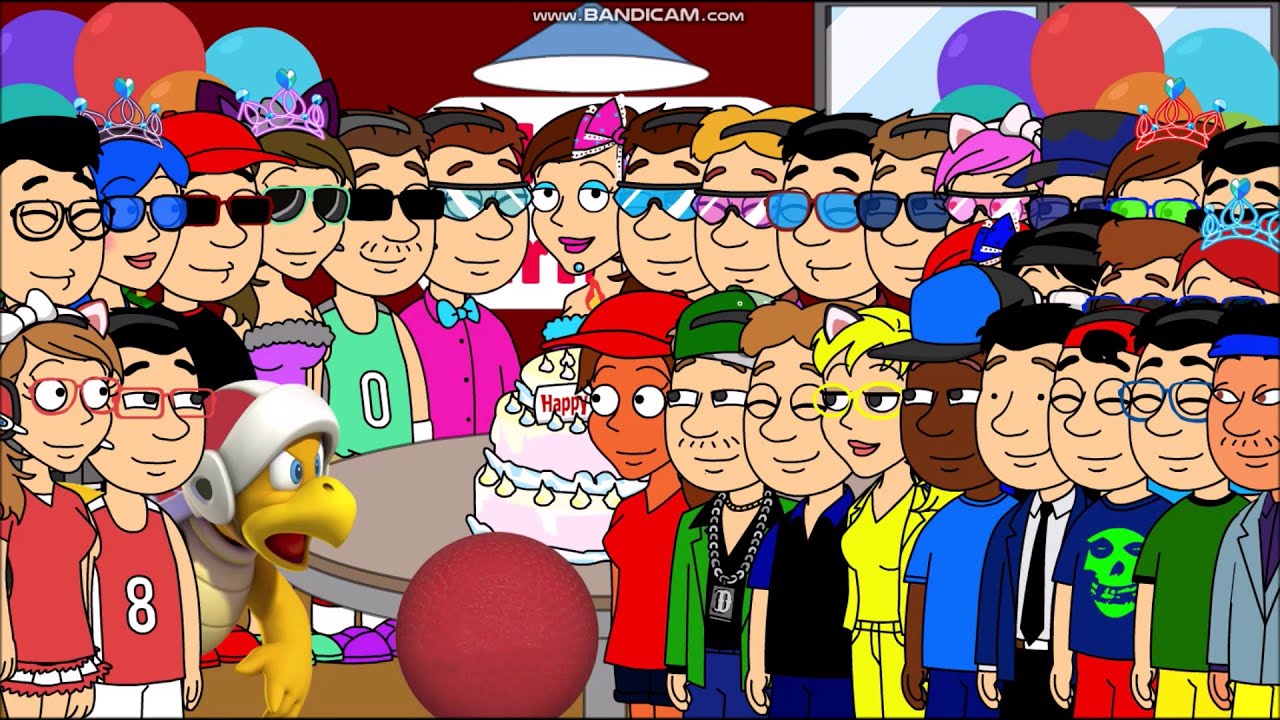 Dodgeball Bro Ruins Ashley's Birthday/Grounded - YouTube