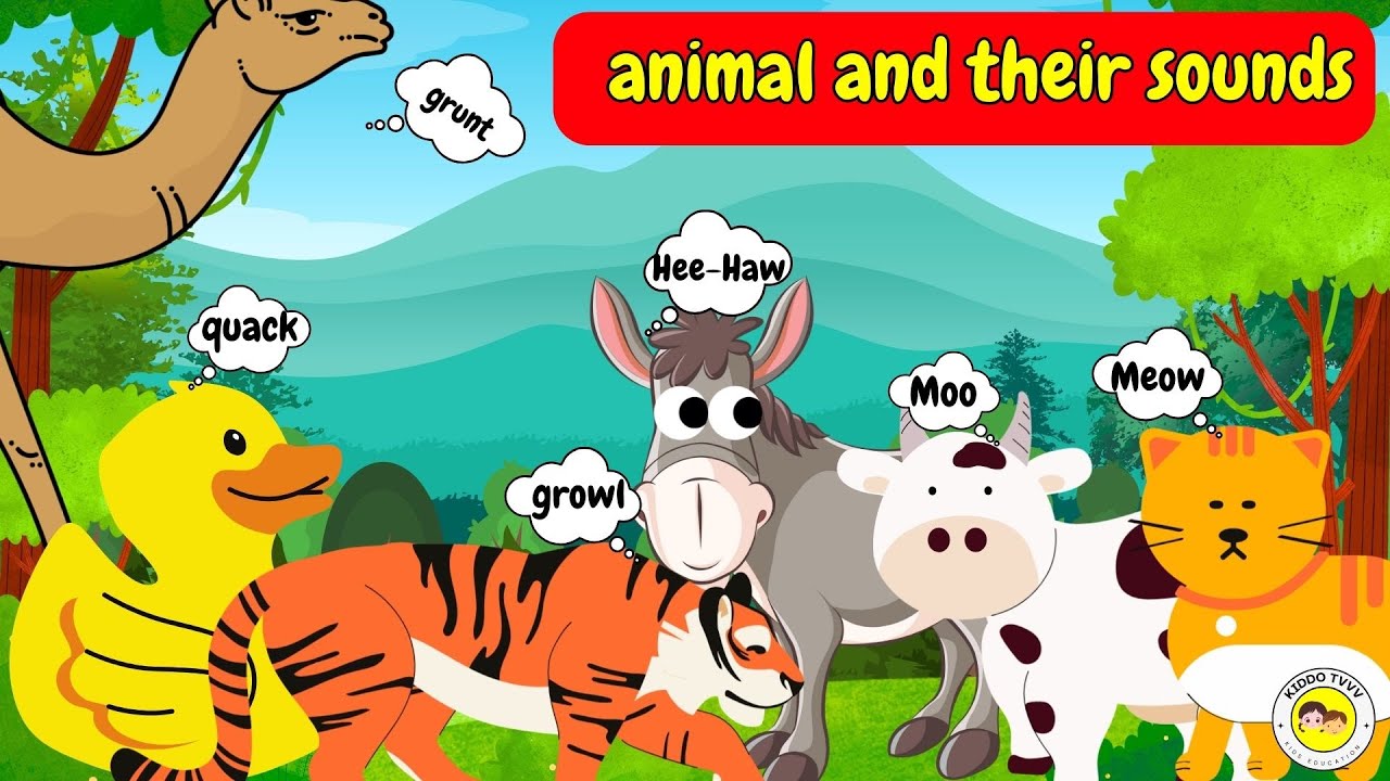 Animal Sounds For Kids! Learn the Sounds Of Animals! | Animal | Animal ...