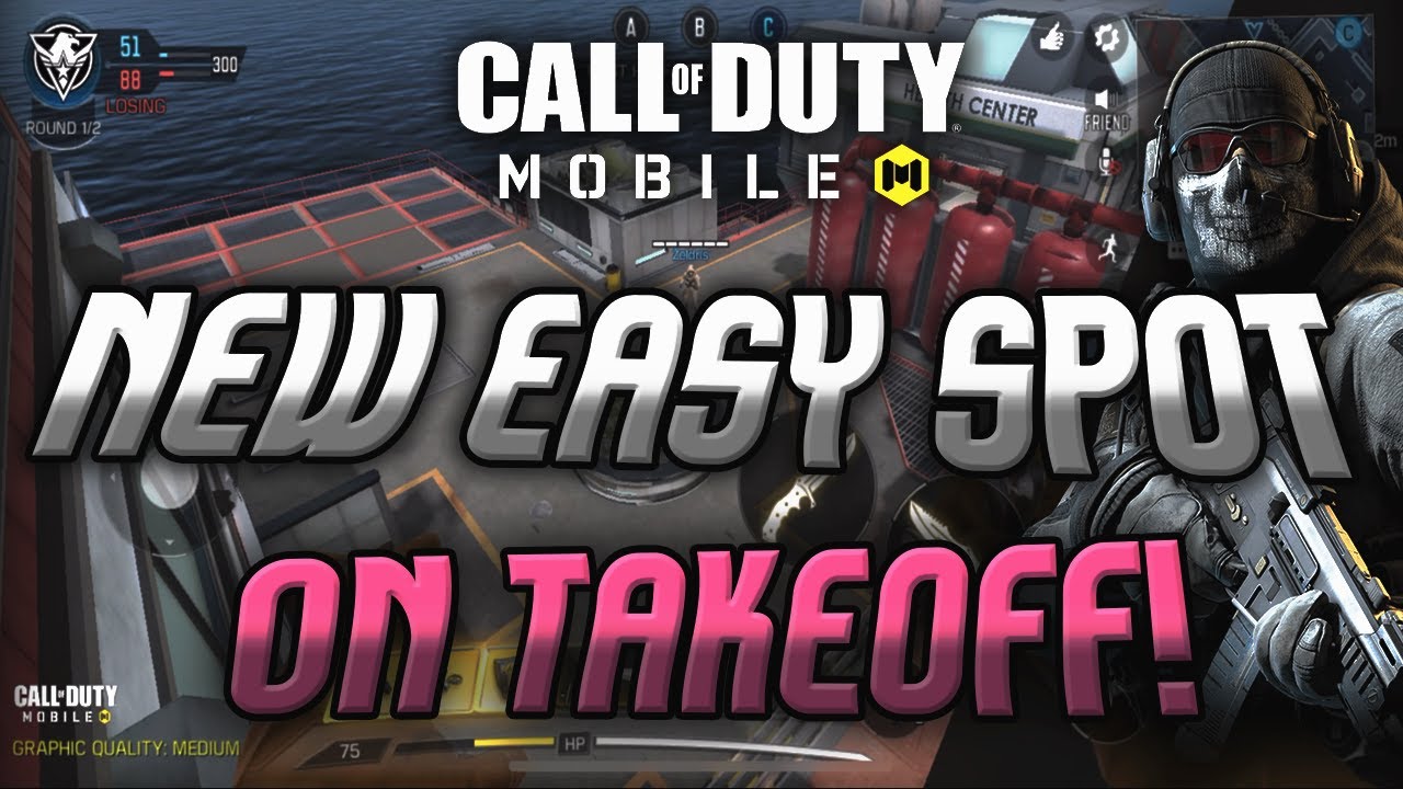 Call of Duty Mobile: NEW Takeoff Secret Balcony Area Glitch After Patch ...