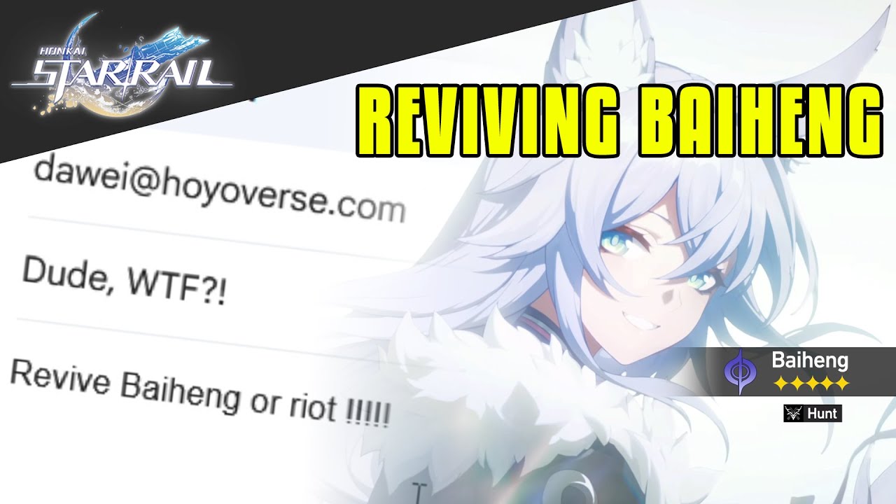 I Revived Baiheng | Honkai Star Rail - YouTube
