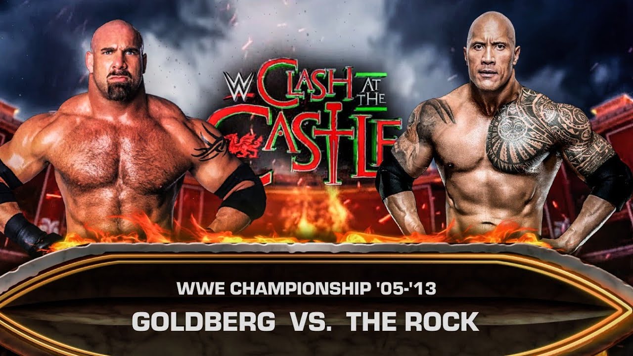 Goldberg Vs The Rock | Ladder Match | For WWE Championship | 4K HDR ...