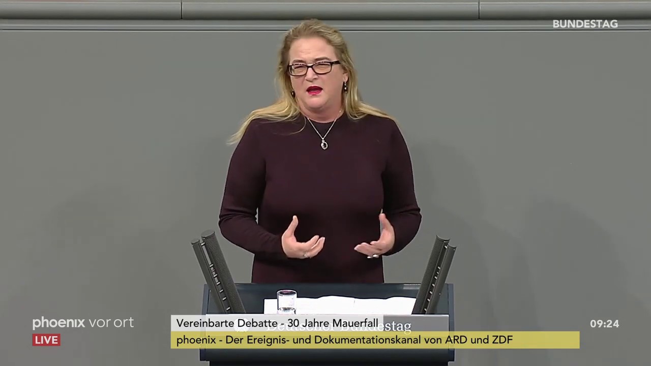 Katrin Budde (SPD) zu "30 Jahre Mauerfall" am 08.11.19 - YouTube