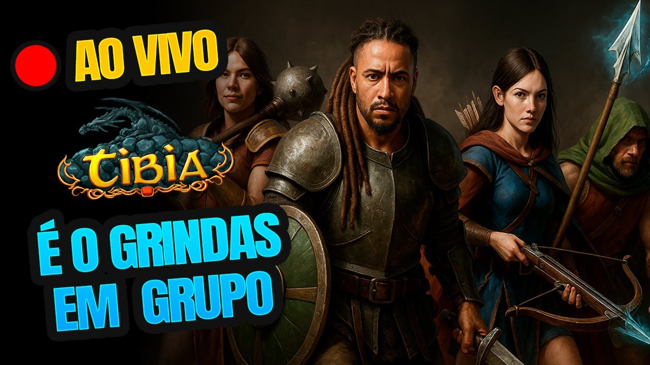 LIVE ON: LEVELING EM GRUPO - TIBIA GLOBAL DANIEL ASTERIA KAS EXITLAG ...