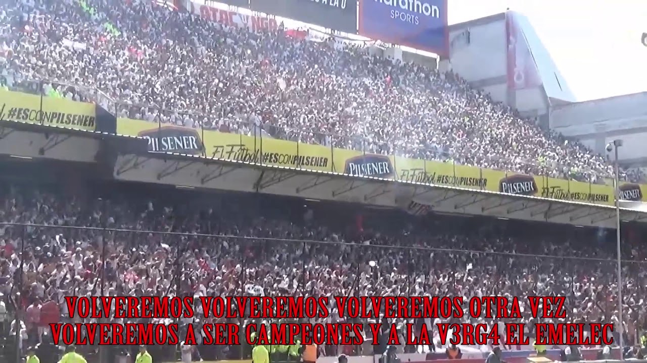 FINAL 2018 - VARIOS CÁNTICOS CON LETRA - HINCHADA LDU - YouTube