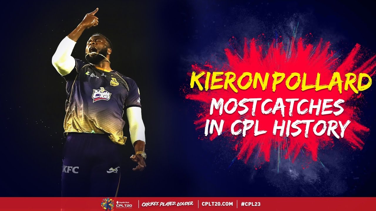 Kieron Pollard's GREATEST EVER CPL Catches | Record Breakers - YouTube