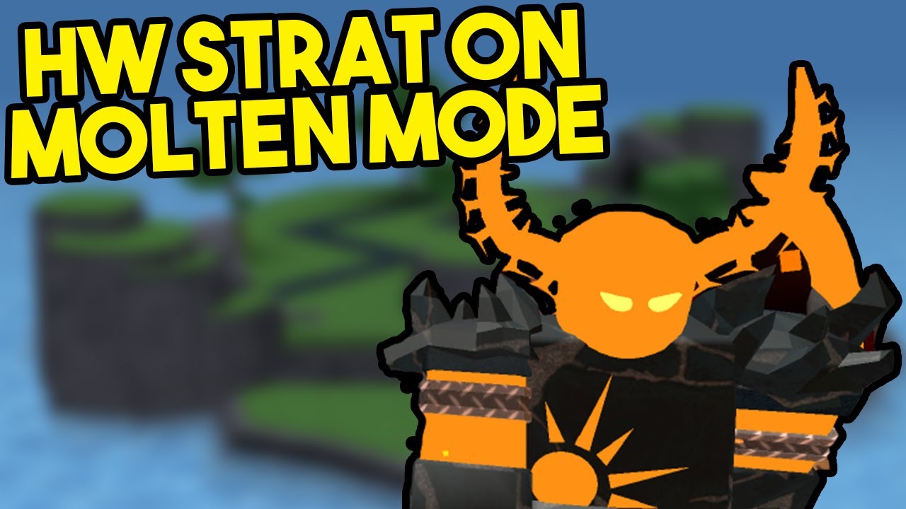 Doing the Hidden Wave Strategy but on Molten Mode (Tower Defense ...
