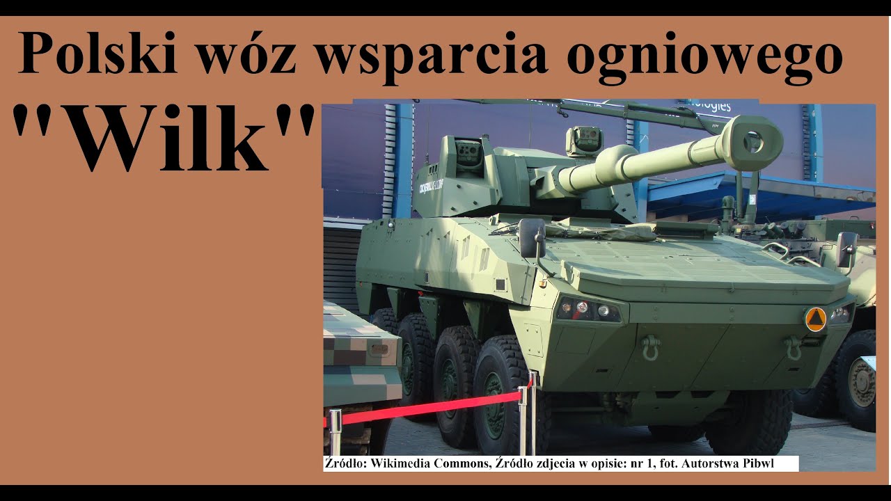 Polski wóz wsparcia ogniowego Wilk - opis - YouTube