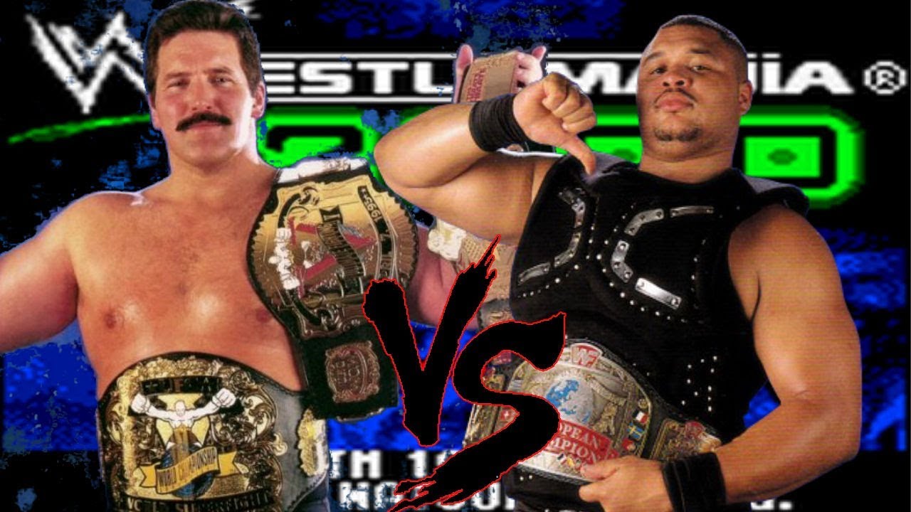 WWF Wrestlemania 2000 Dan Severn CAW vs D Lo Brown - YouTube