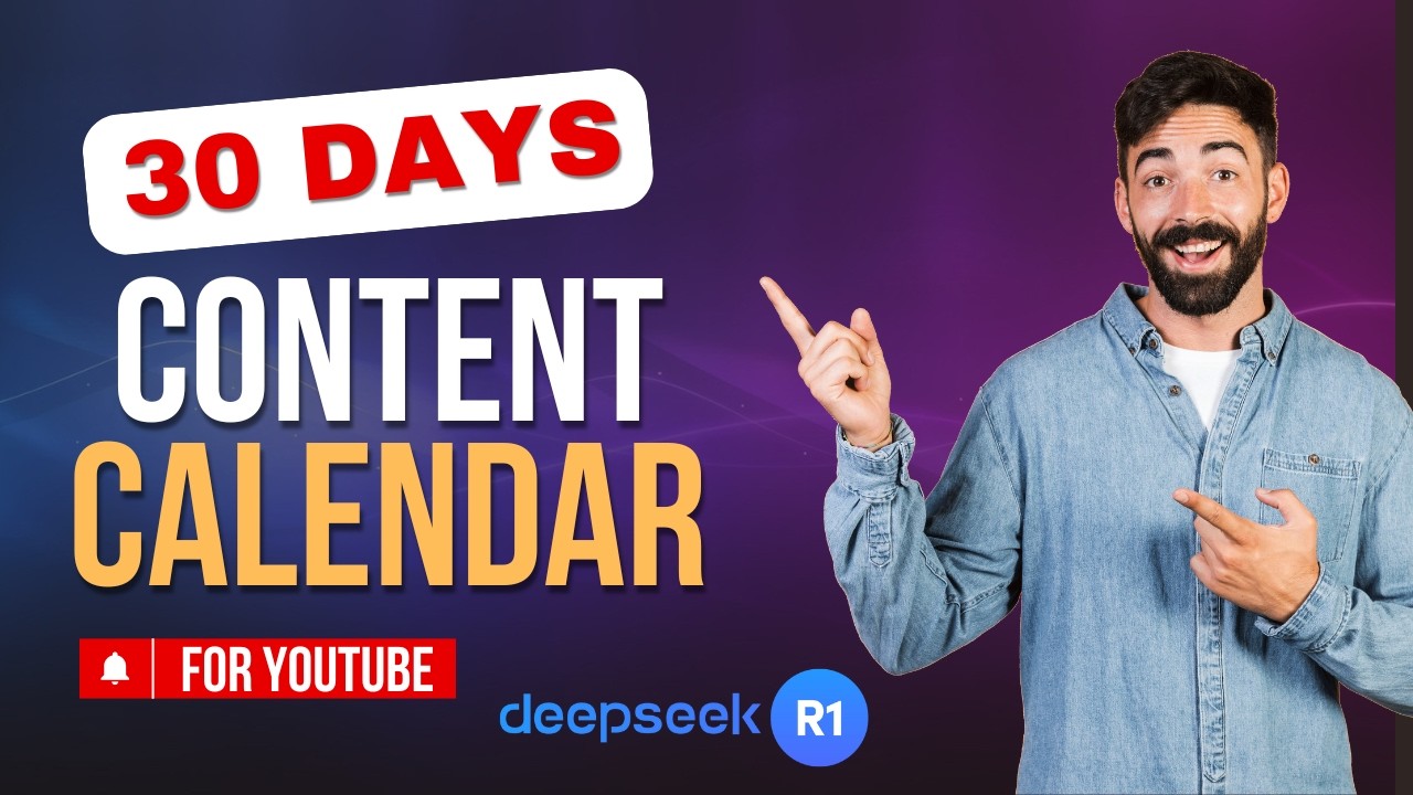 30-Days YouTube Content Plan Using DeepseekR1 | (Full Tutorial) - YouTube
