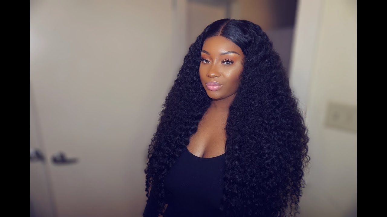 Quick Glueless Lace Wig Application! | Makeupd0ll - YouTube